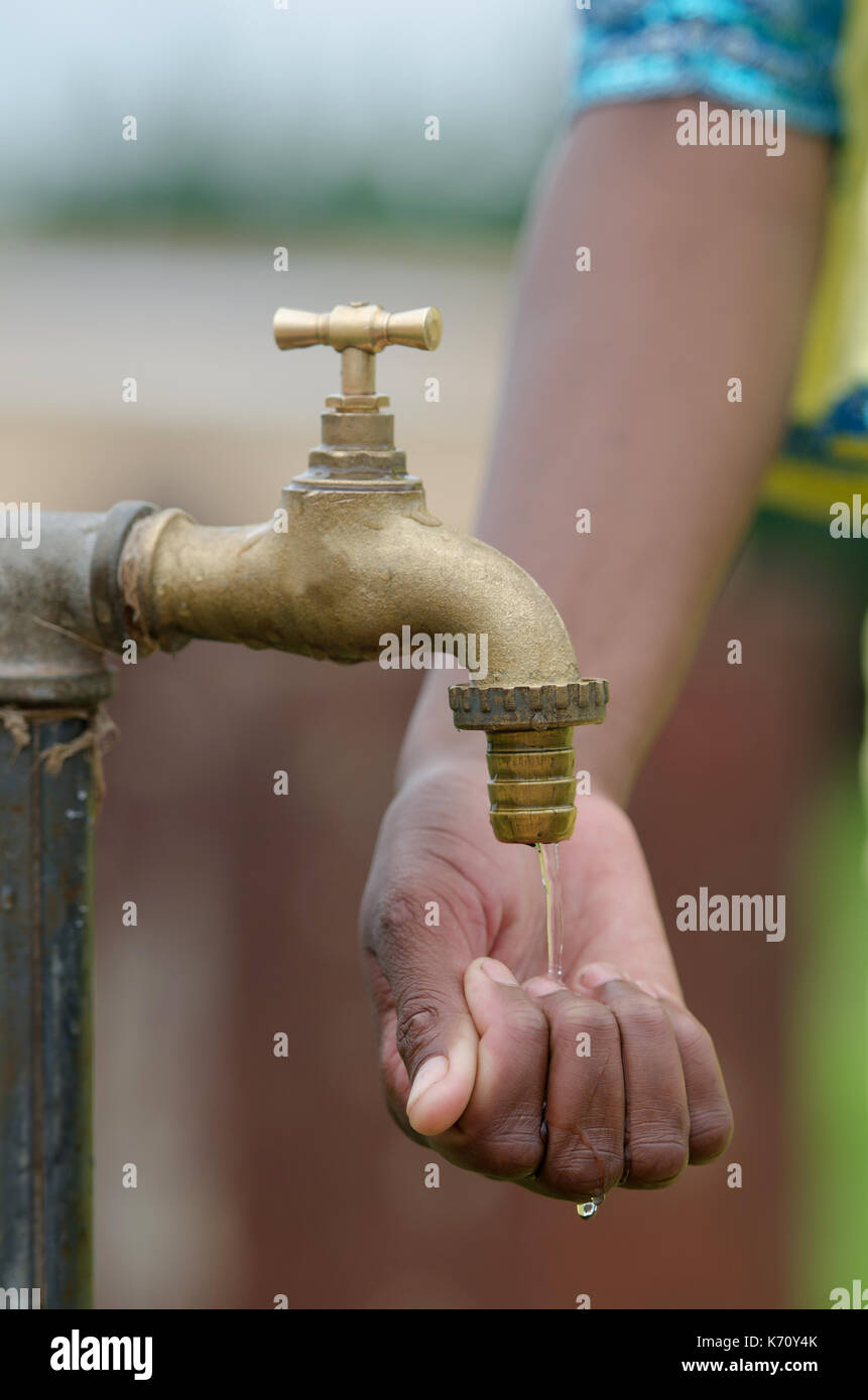 Hand pump africa hi-res stock photography and images - Alamy