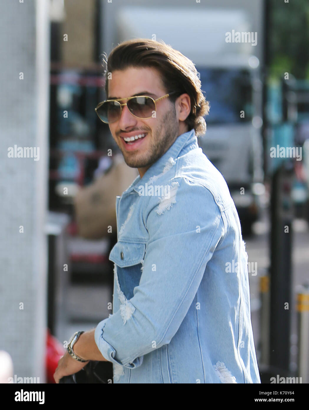 Kem Cetinay outside ITV Studios Featuring: Kem Cetinay Where: London ...
