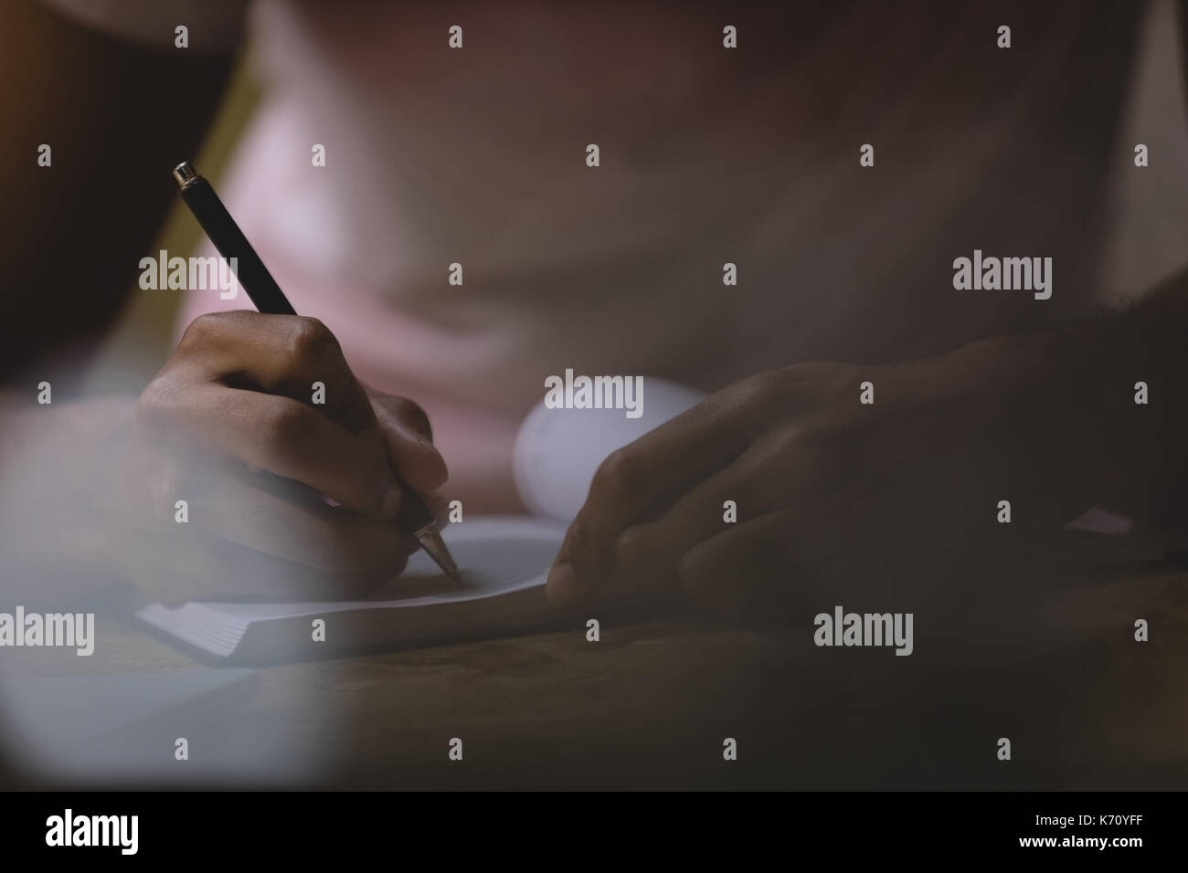 Close shot male writing hi-res stock photography and images - Alamy