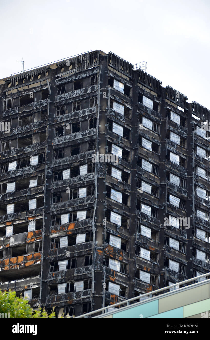 Grenfell tower fire fighter hi-res stock photography and images - Alamy