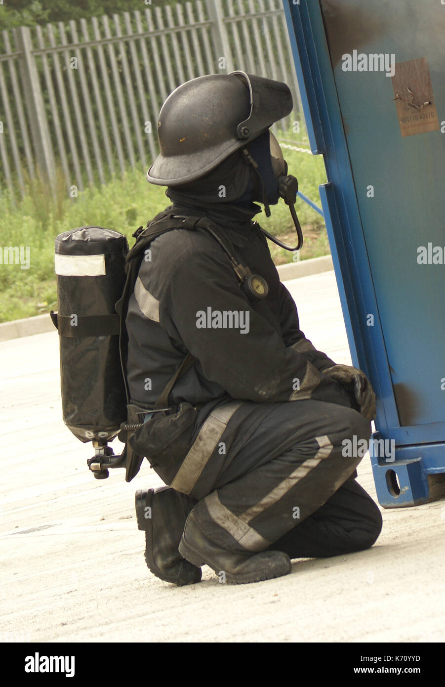 Fire foam fireman hi-res stock photography and images - Alamy