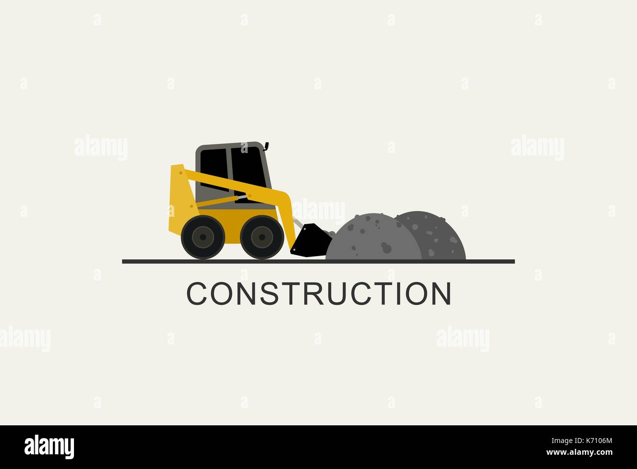 Compact construction equipment Stock Vector Images - Alamy