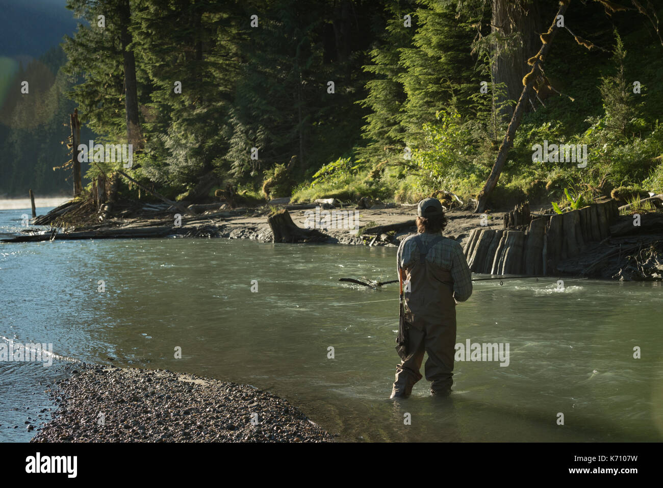 Man standing in river hi-res stock photography and images - Alamy
