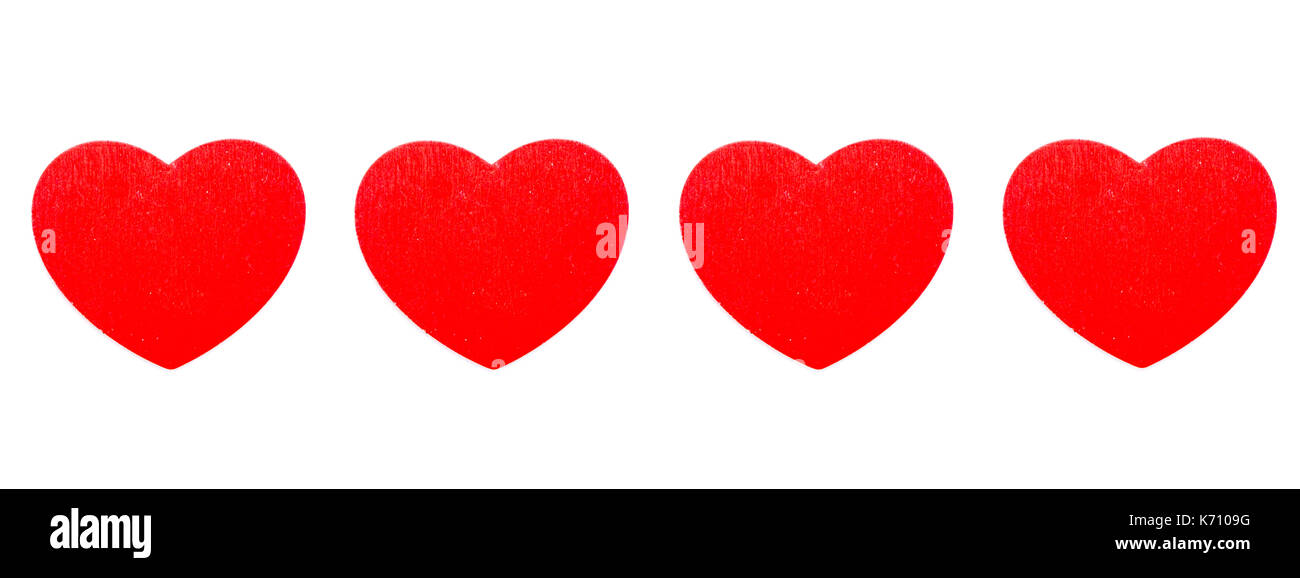 Hearts on a row hi-res stock photography and images - Alamy