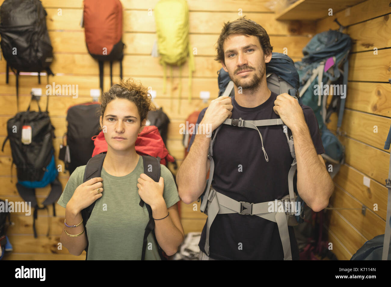 Backpacks customer hi-res stock photography and images - Alamy