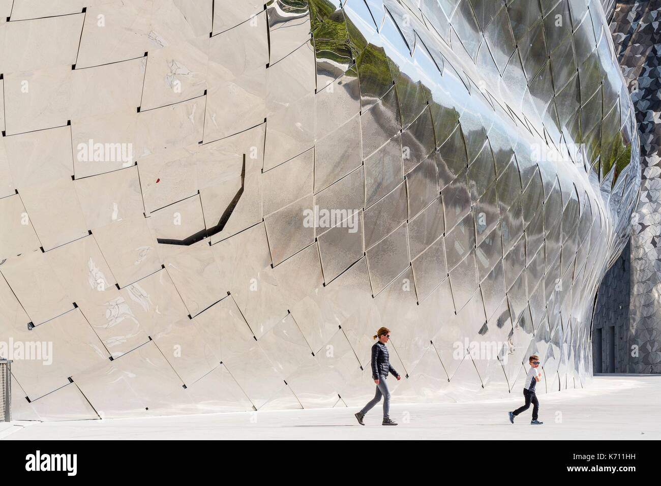 France, Paris, Parc de la Villette, Philharmonie de Paris (2015) by the ...