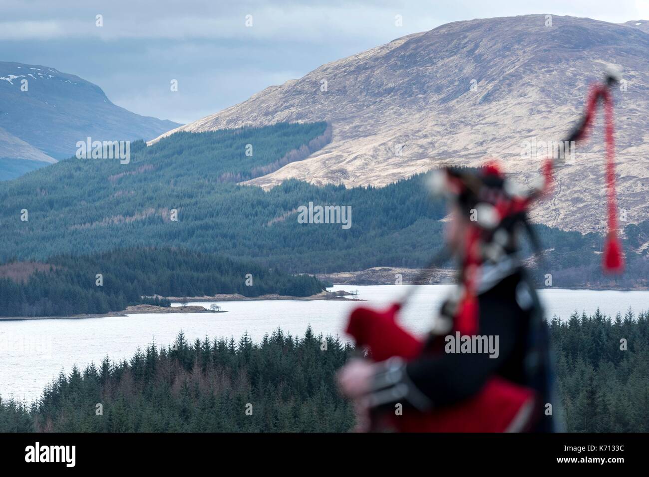 Highland bagpipes hi-res stock photography and images - Alamy