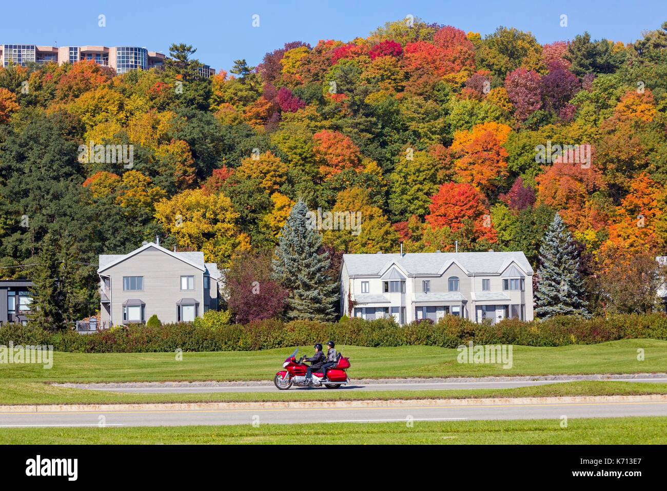 Canada, Quebec, the scenic Chemin du Roy, Quebec City, Samuel de ...