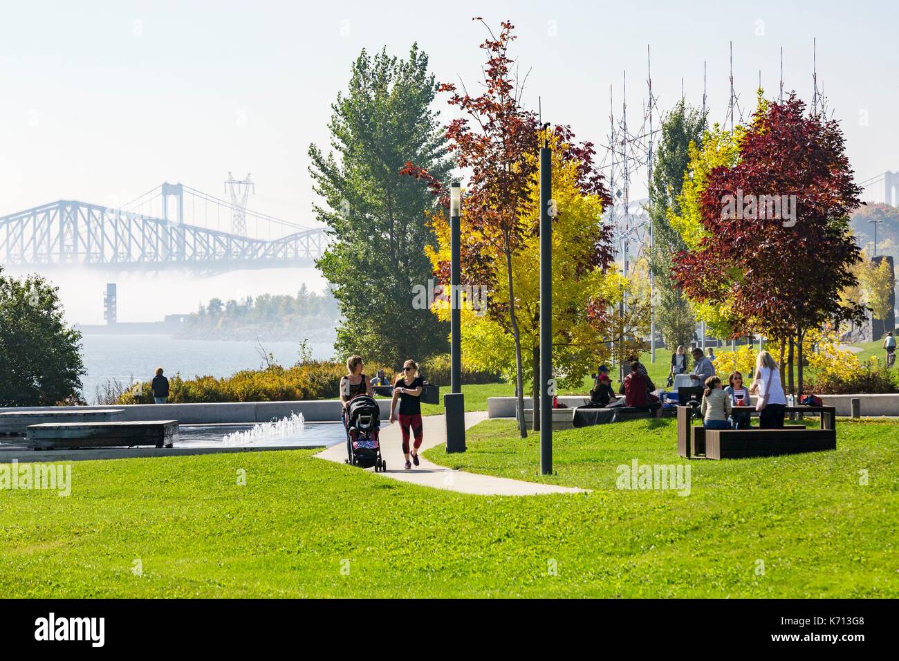 Canada, Quebec, the scenic Chemin du Roy, Quebec City, Samuel de ...