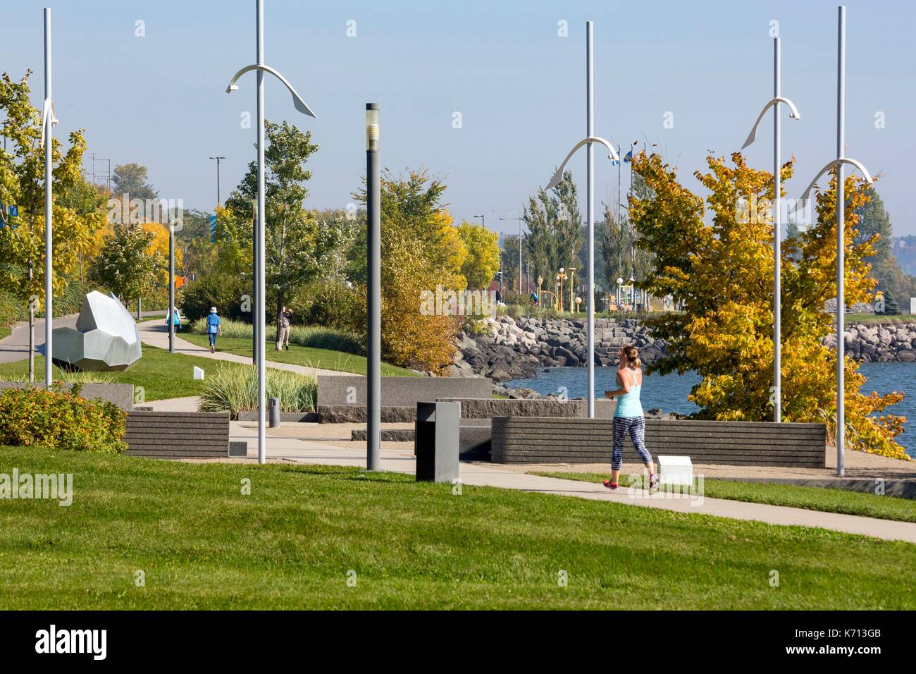 Canada, Quebec, the scenic Chemin du Roy, Quebec City, Samuel de ...