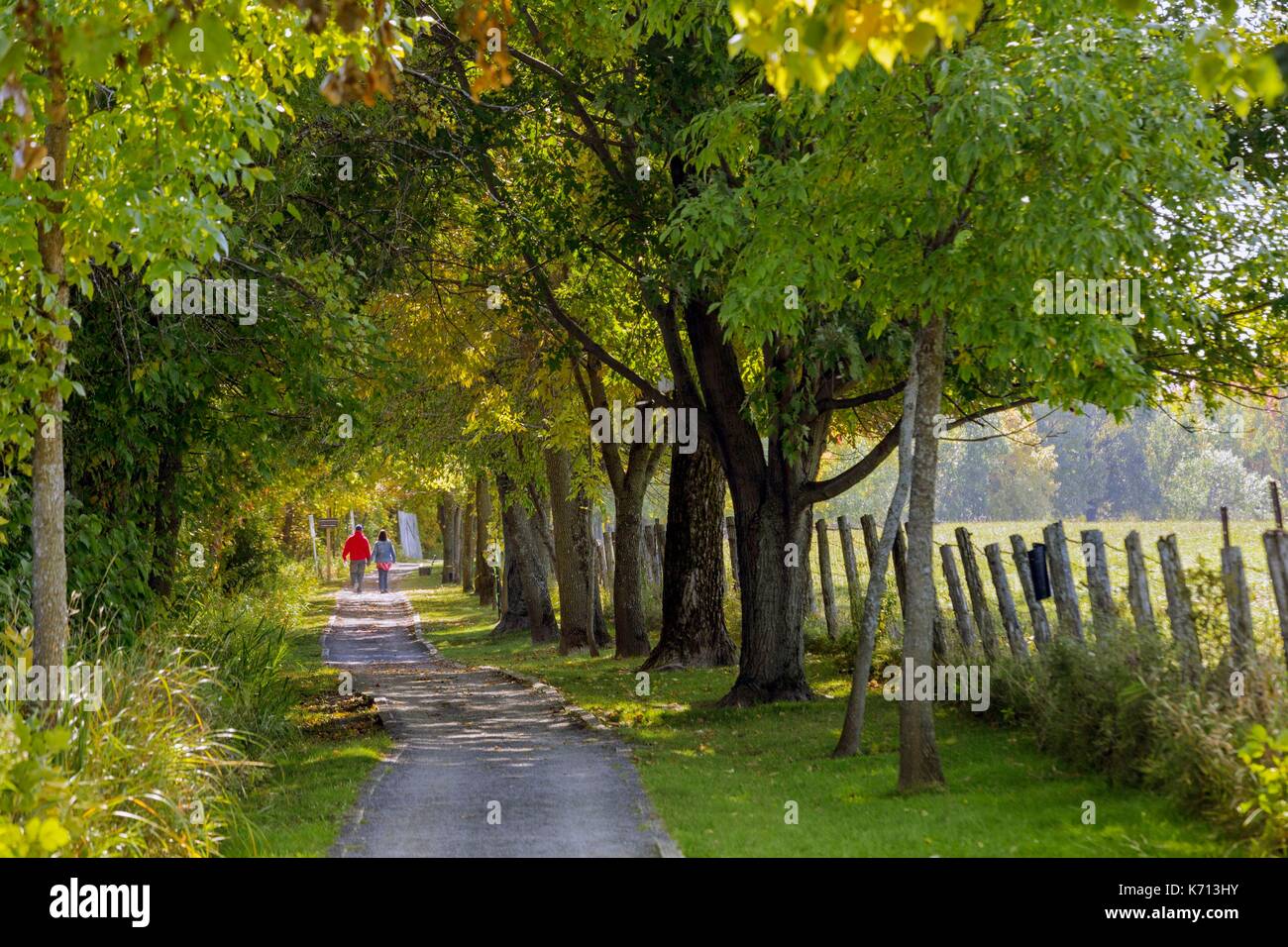 Canada, Quebec, the scenic Chemin du Roy, Lanaudiere, Berthierville ...
