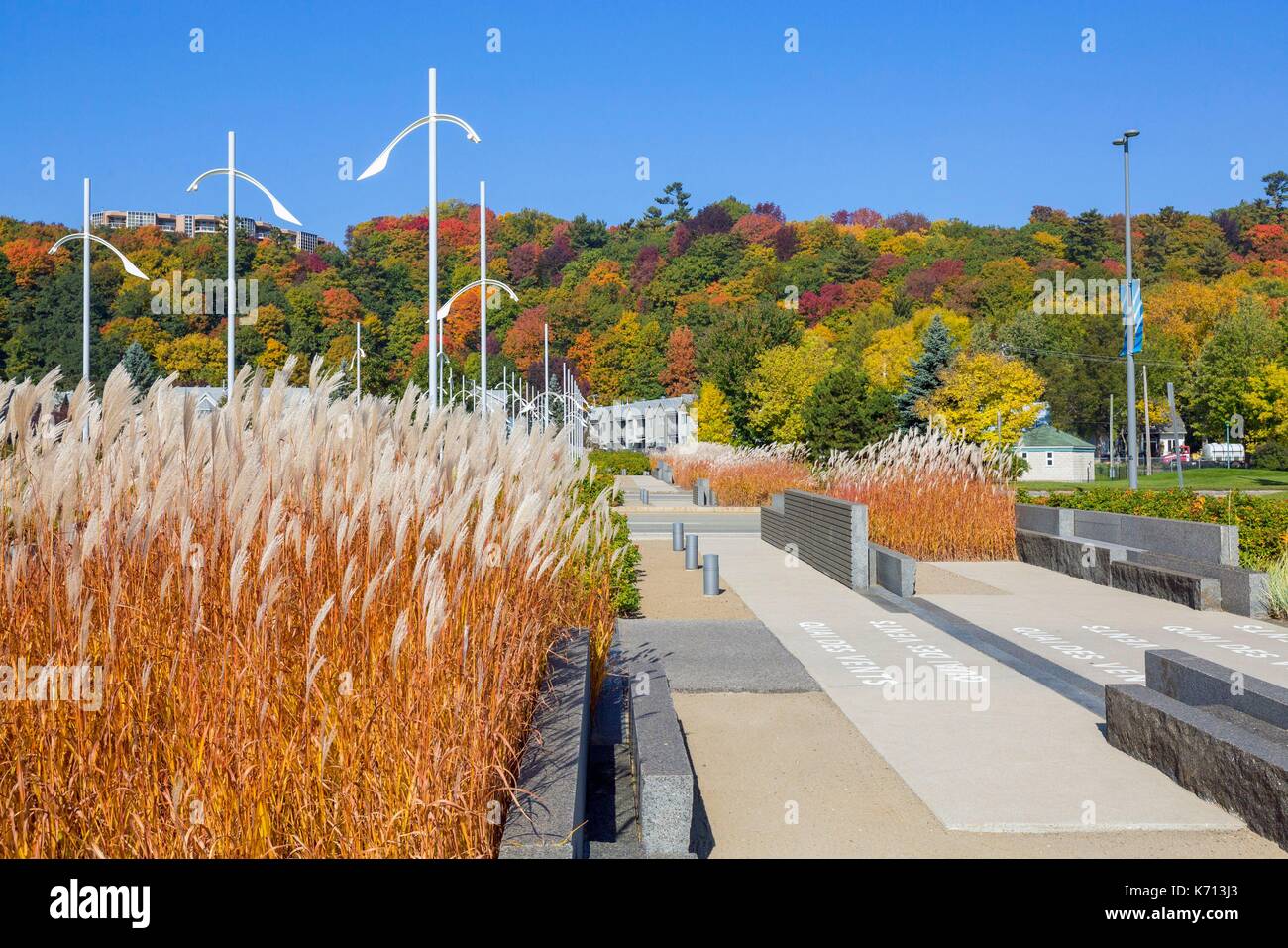 Canada, Quebec, the scenic Chemin du Roy, Quebec City, Samuel de ...