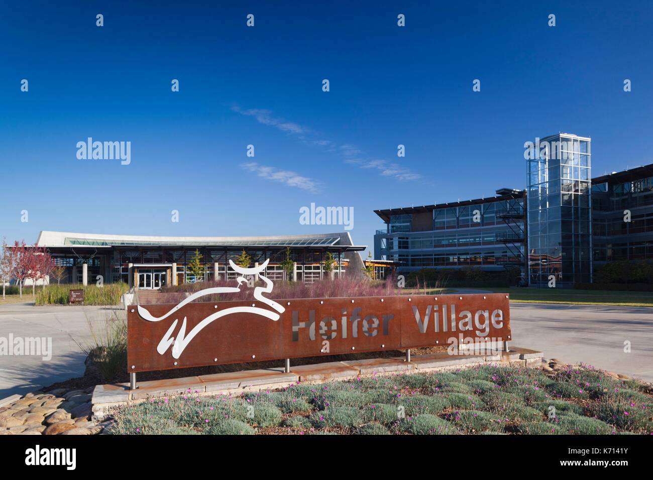 United States, Arkansas, Little Rock, Heifer Village, world ...