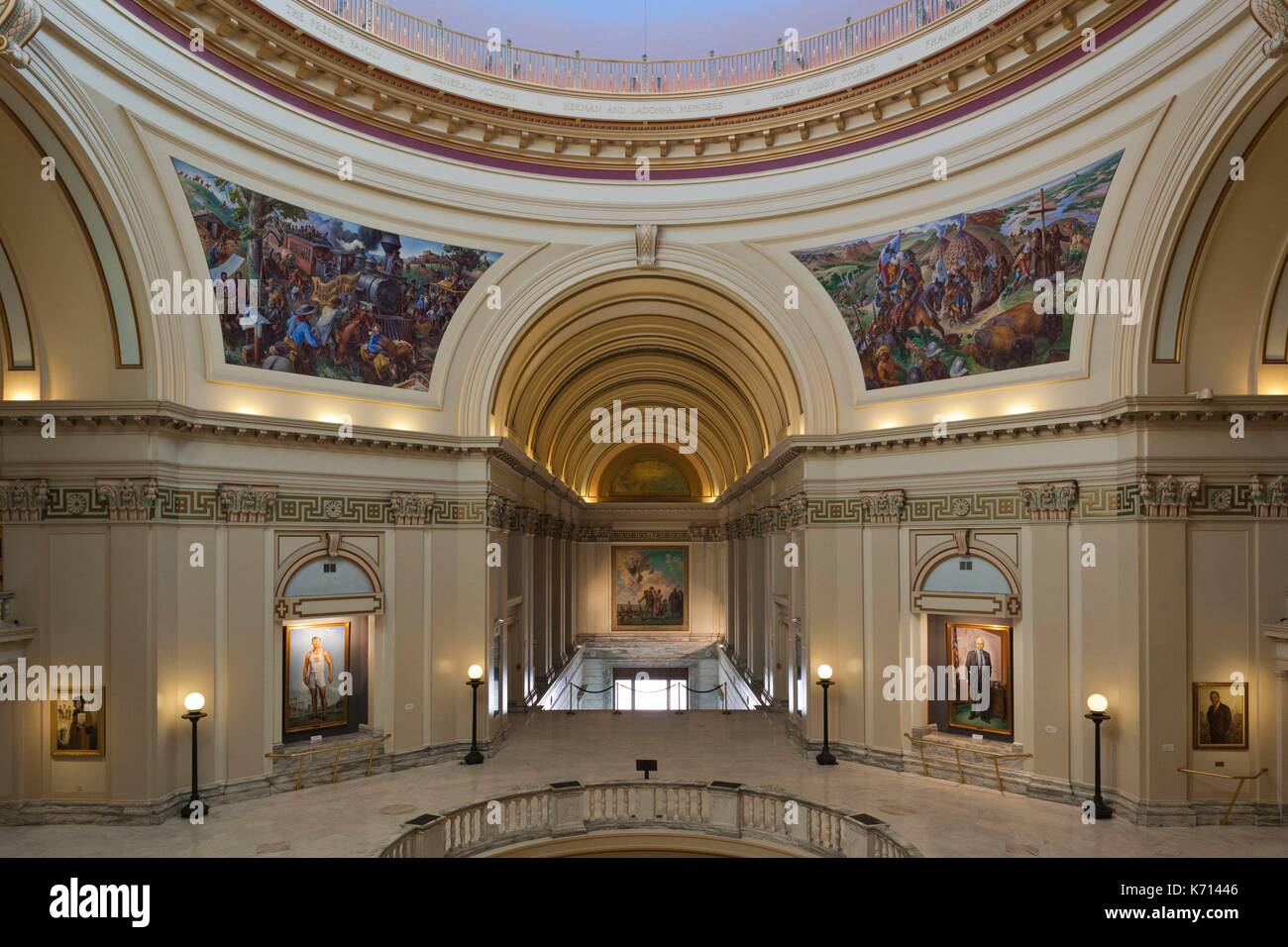 United States, Oklahoma, Oklahoma City, Oklahoma State Capitol Building ...