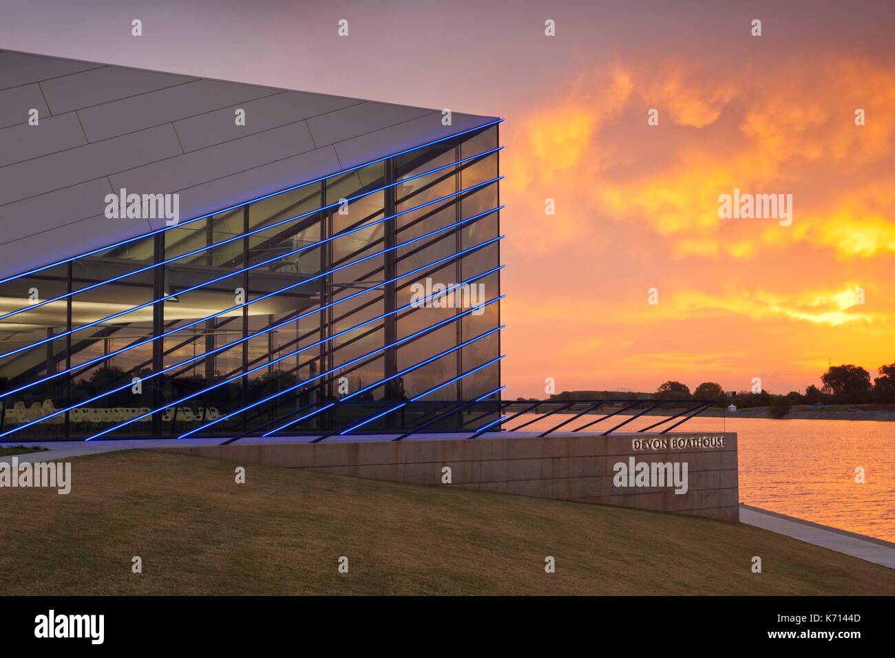 Boathouse district of oklahoma city hi-res stock photography and images ...