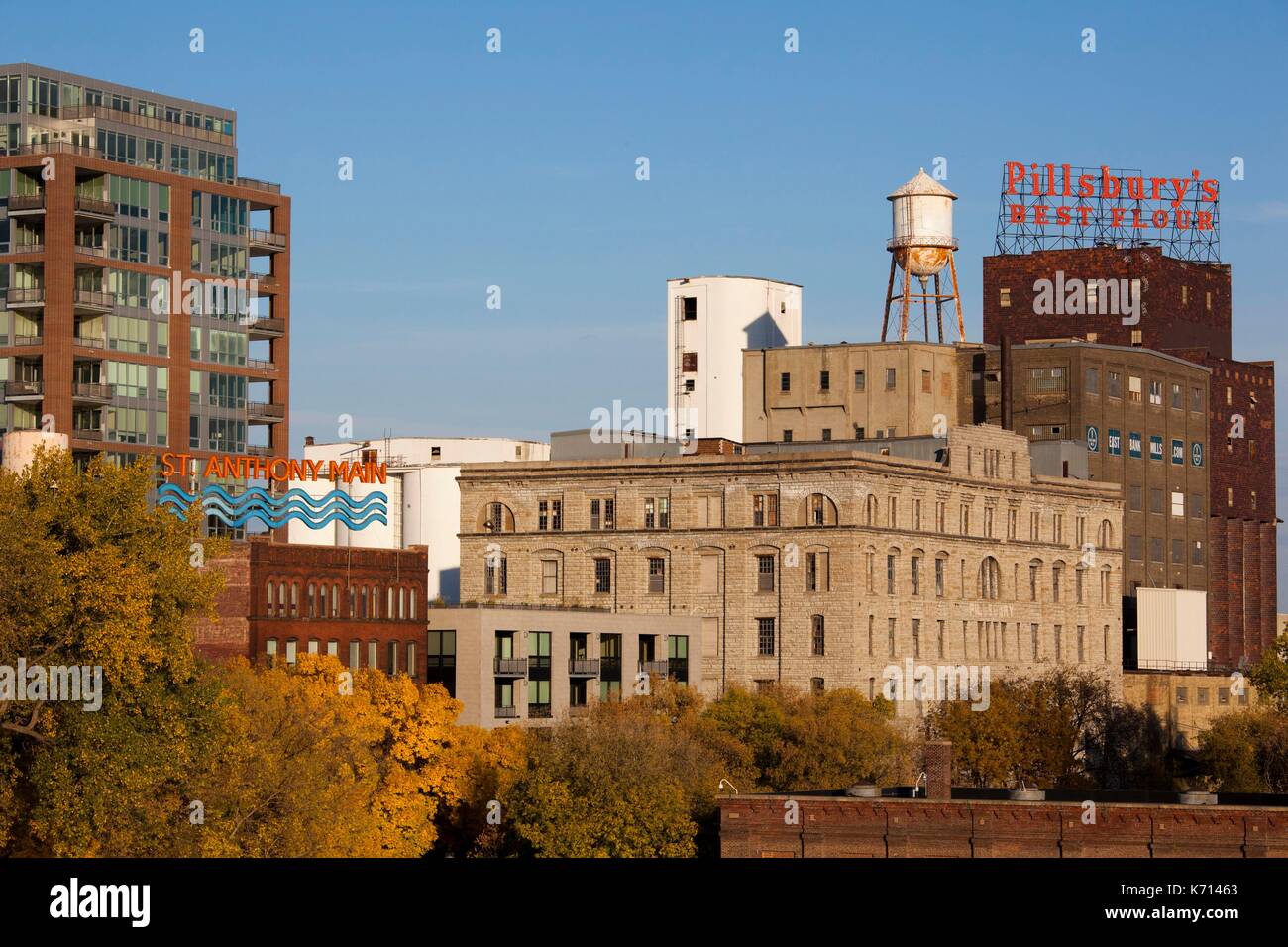 Elevated view of the st anthony main area hi-res stock photography and ...