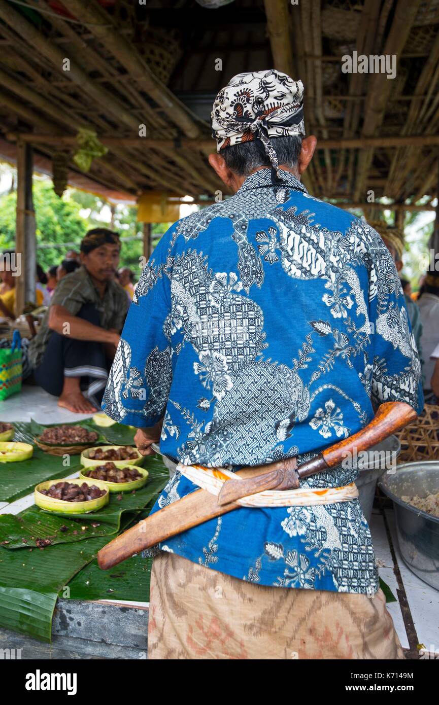Indonesia, Bali, Pupuan, temple ceremony Stock Photo - Alamy