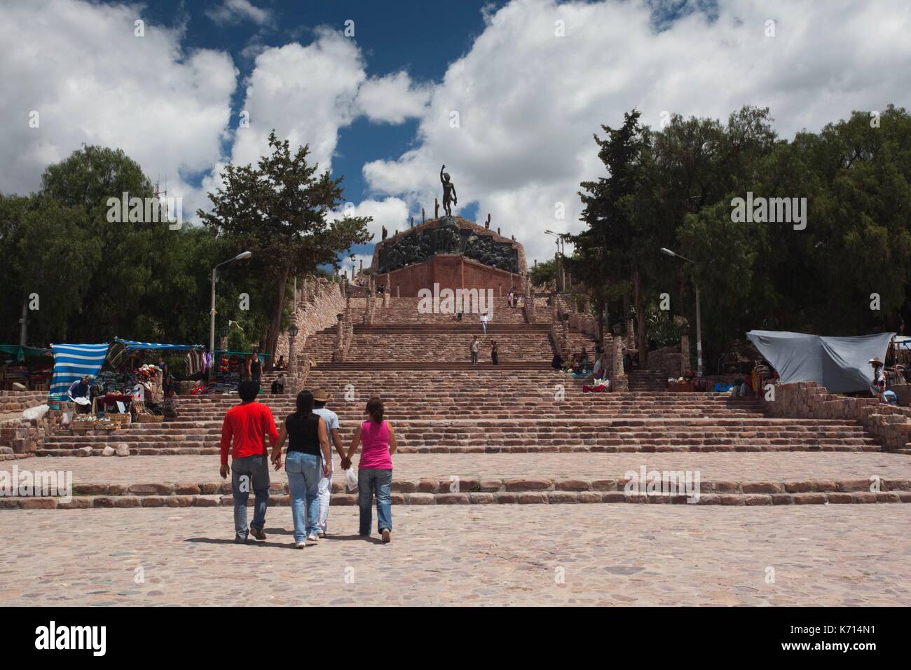 Argentina, Jujuy Province, Quebrada de Humamuaca canyon, Humahuaca ...
