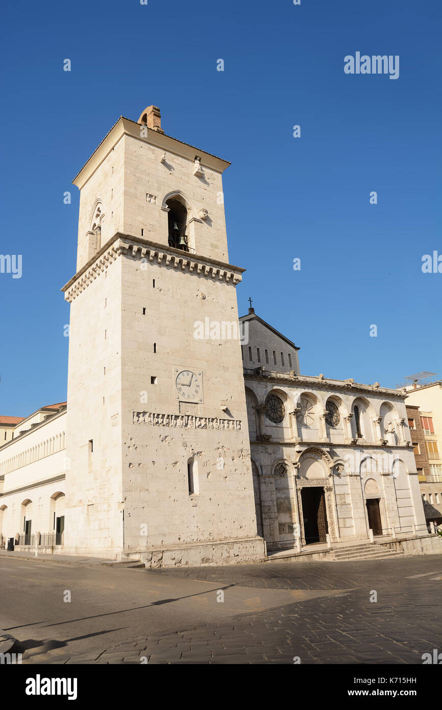 Facade of Benevento Cathedral (Italy Stock Photo - Alamy