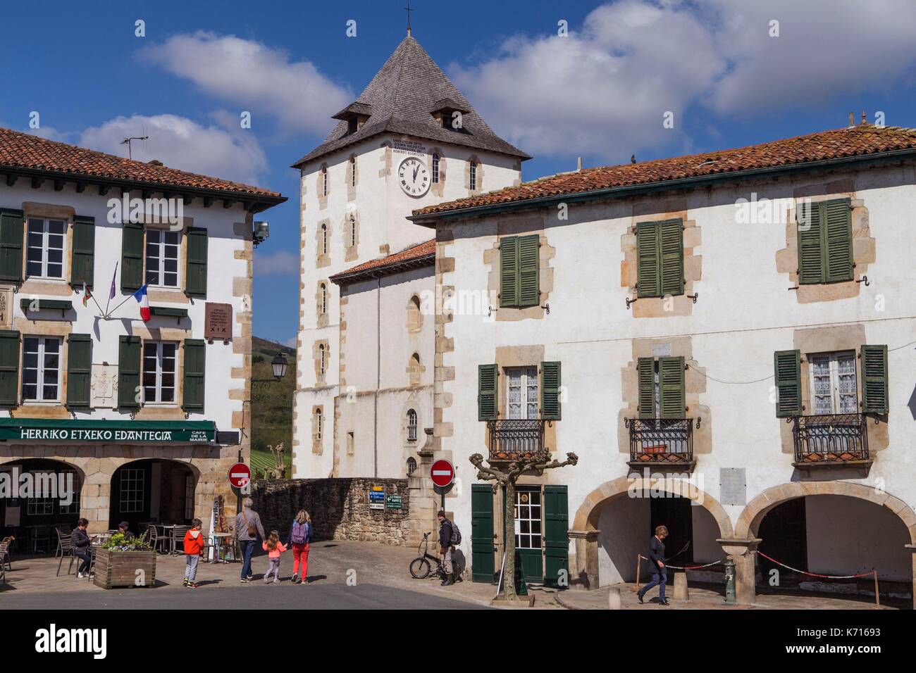 France, Pyrenees Atlantiques, Sare, labelled Les Plus Beaux Villages de ...