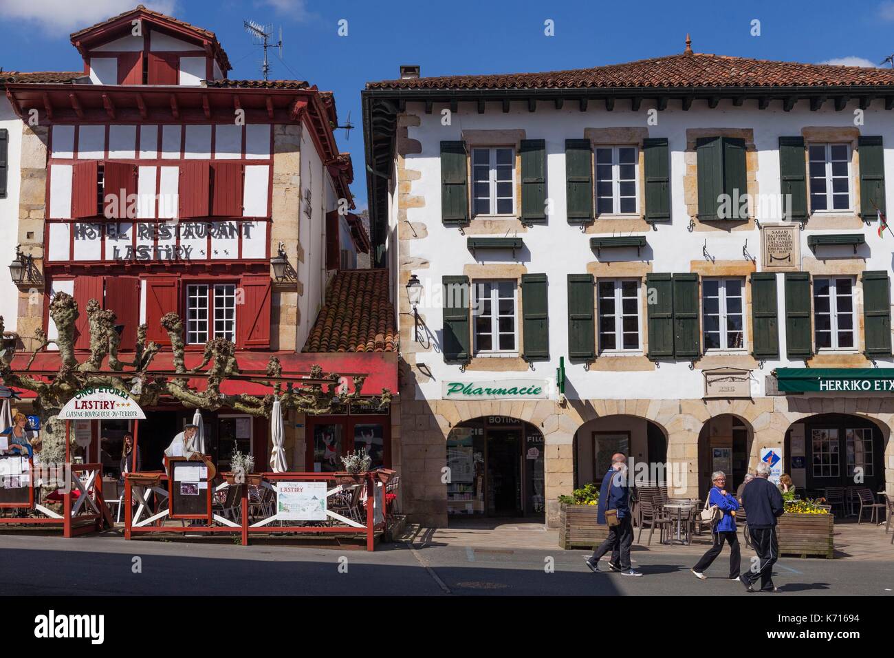 France, Pyrenees Atlantiques, Sare, labelled Les Plus Beaux Villages de ...