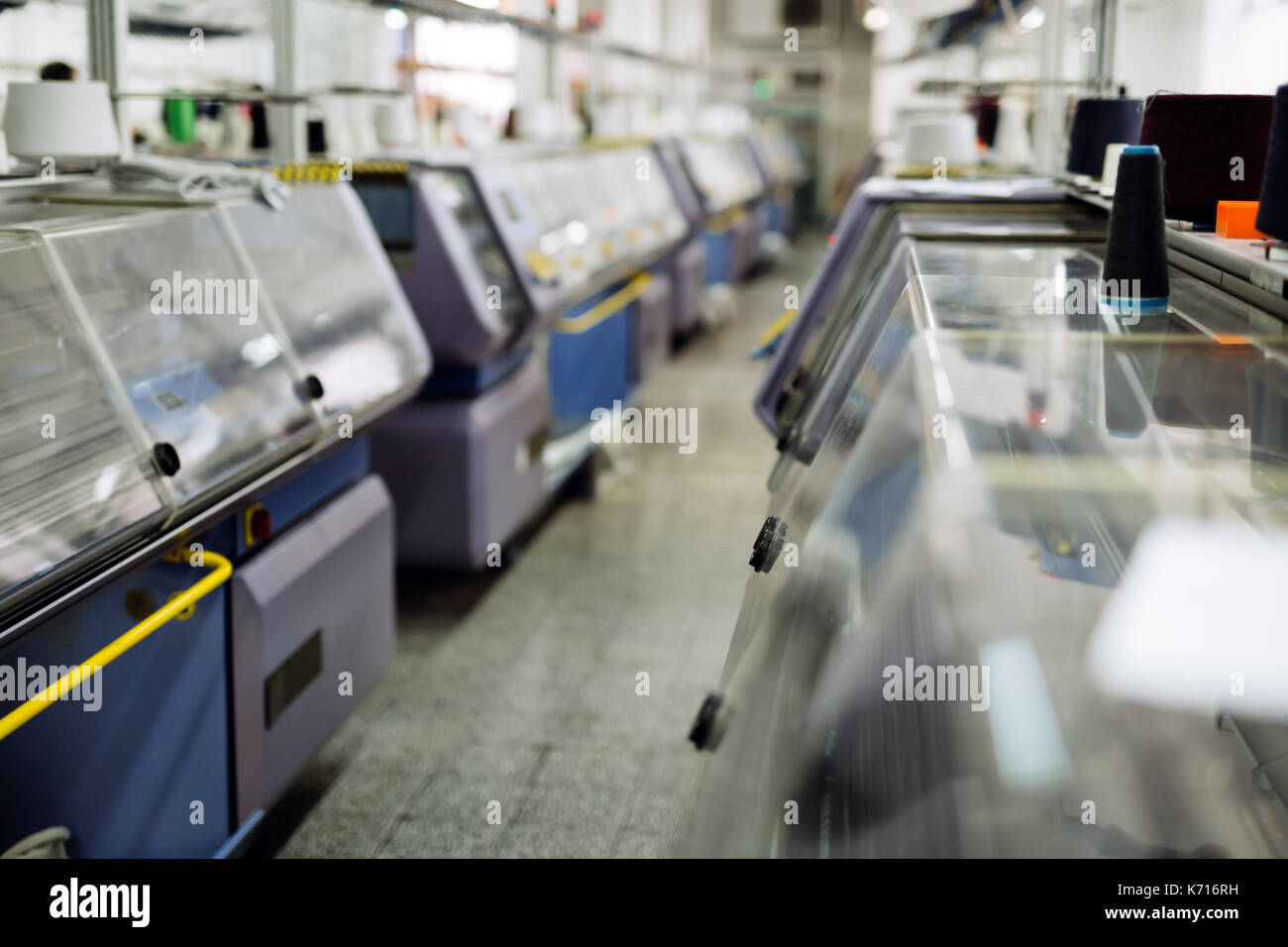 Knitting machines hi-res stock photography and images - Alamy