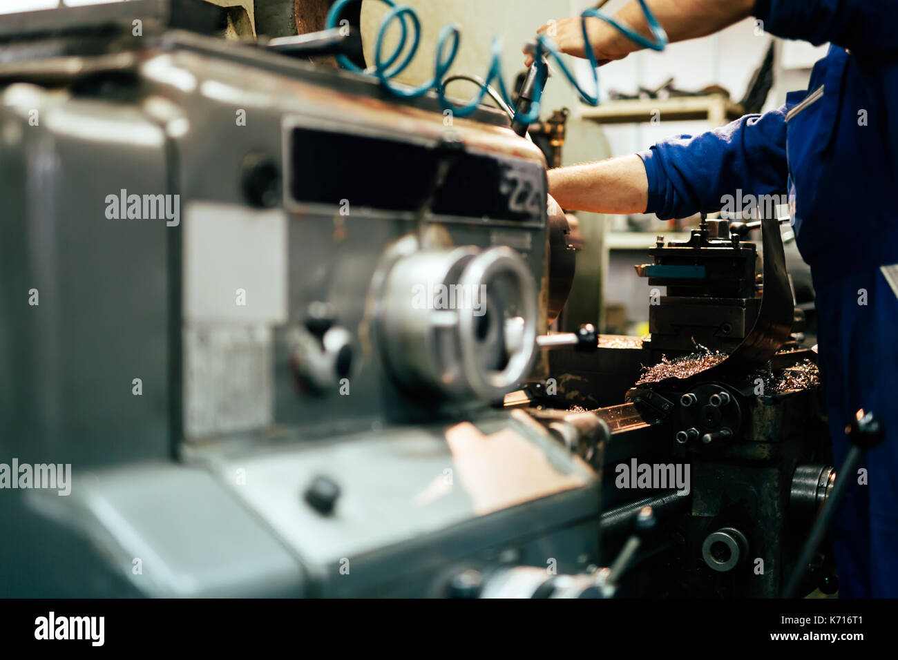 Automated drilling machines Stock Photo - Alamy