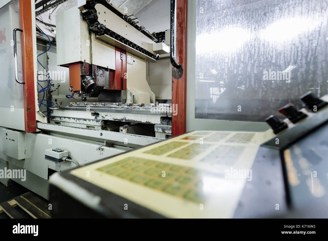 Automated drilling machines Stock Photo - Alamy