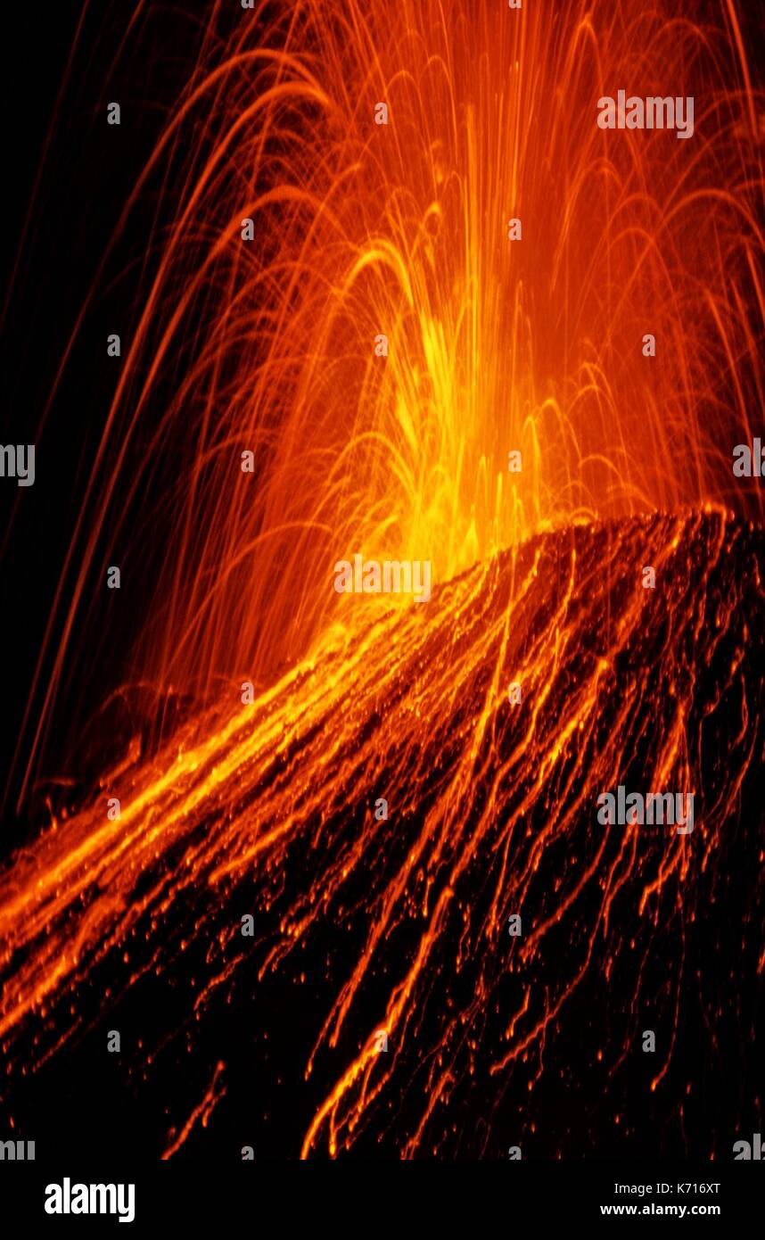 Arenal active volcano national park Costa rica Stock Photo - Alamy