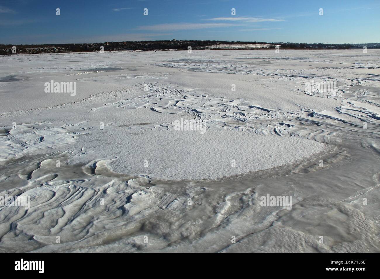 Winter frozen nature Stock Photo - Alamy