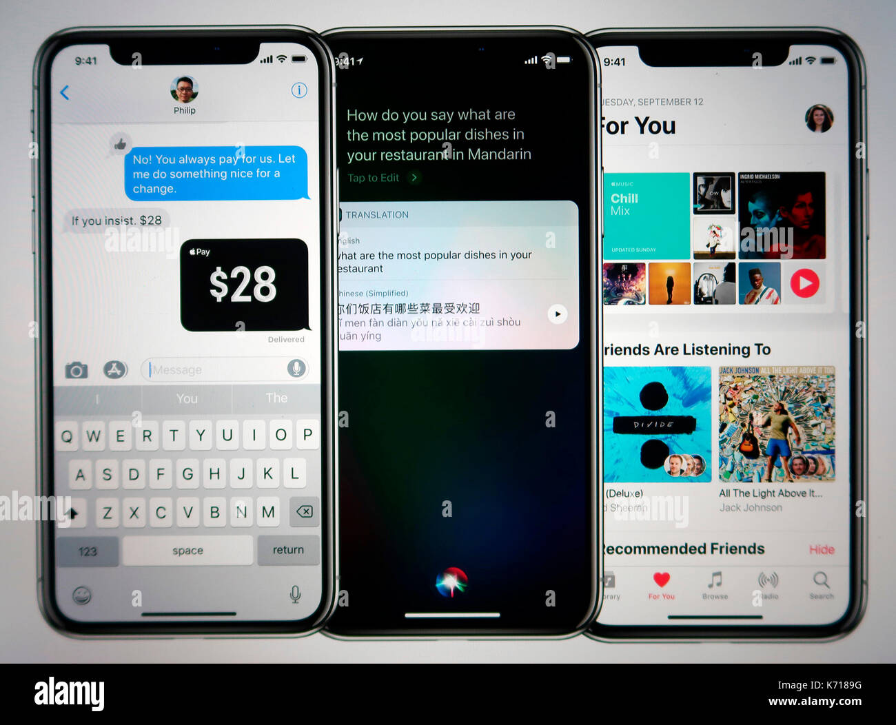 Apple iPhone X Stock Photo - Alamy