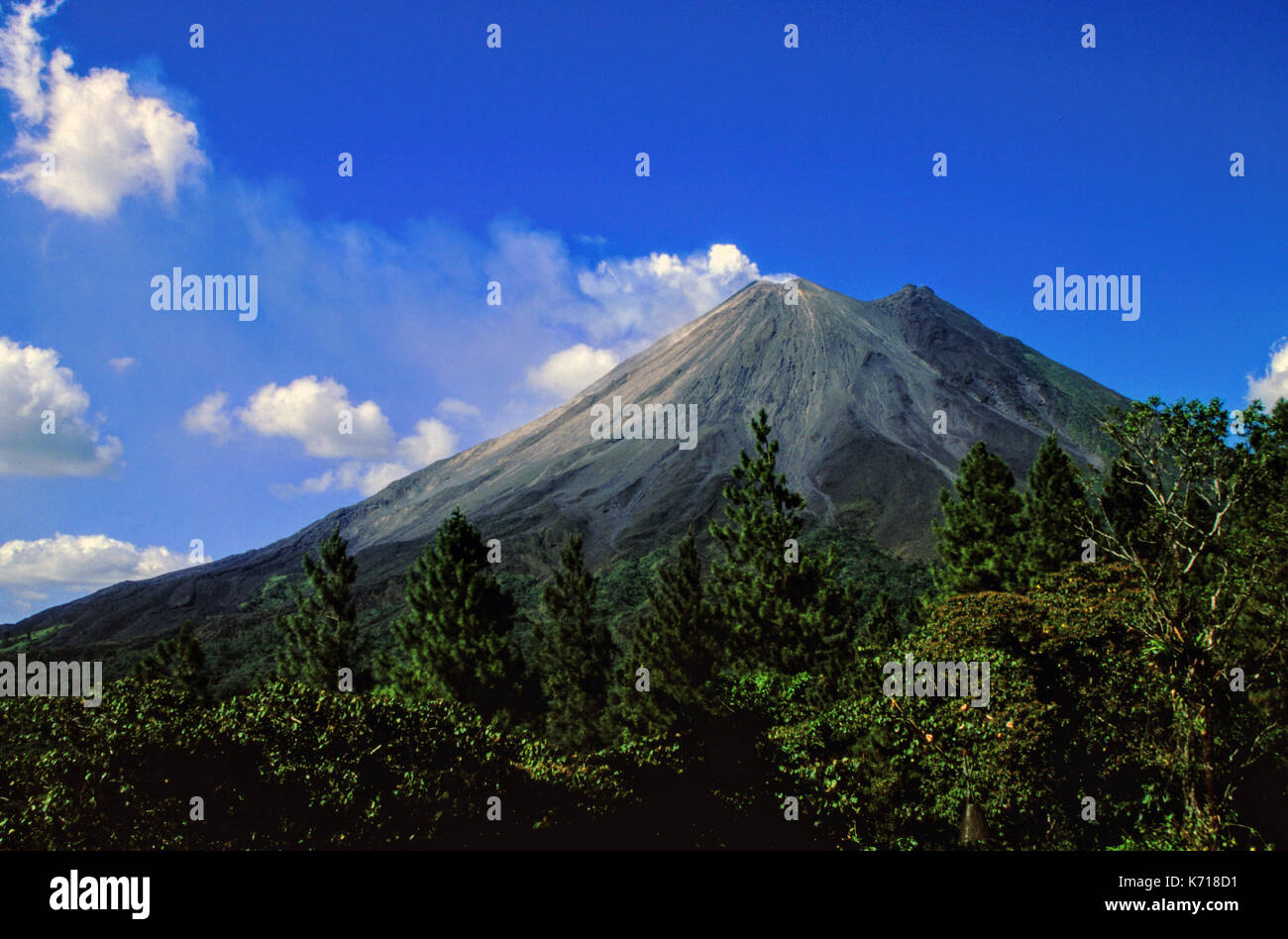 Arenal active volcano national park Costa rica Stock Photo - Alamy