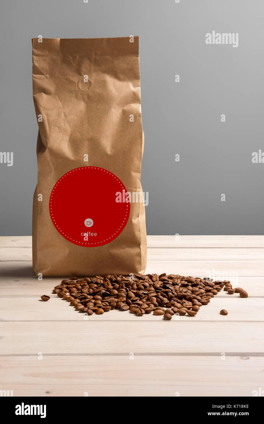 Coffee beans packaging design hi-res stock photography and images - Alamy
