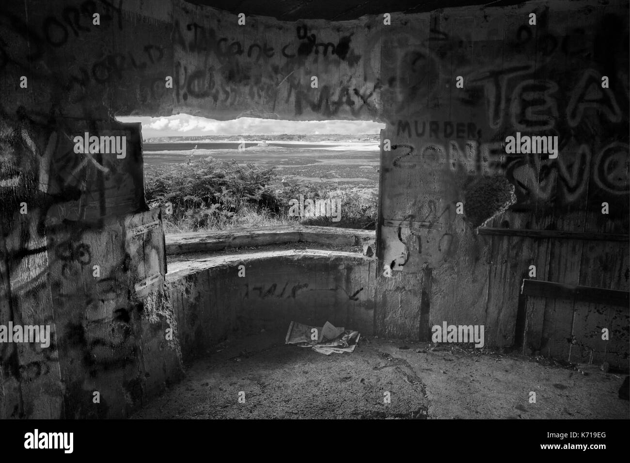 German ww2 concrete gun emplacement bunker hi-res stock photography and ...