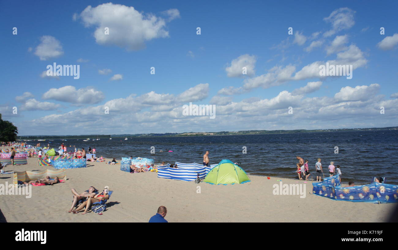 Sandy beach on Hel Peninsula, Baltic sea, Poland Stock Photo - Alamy