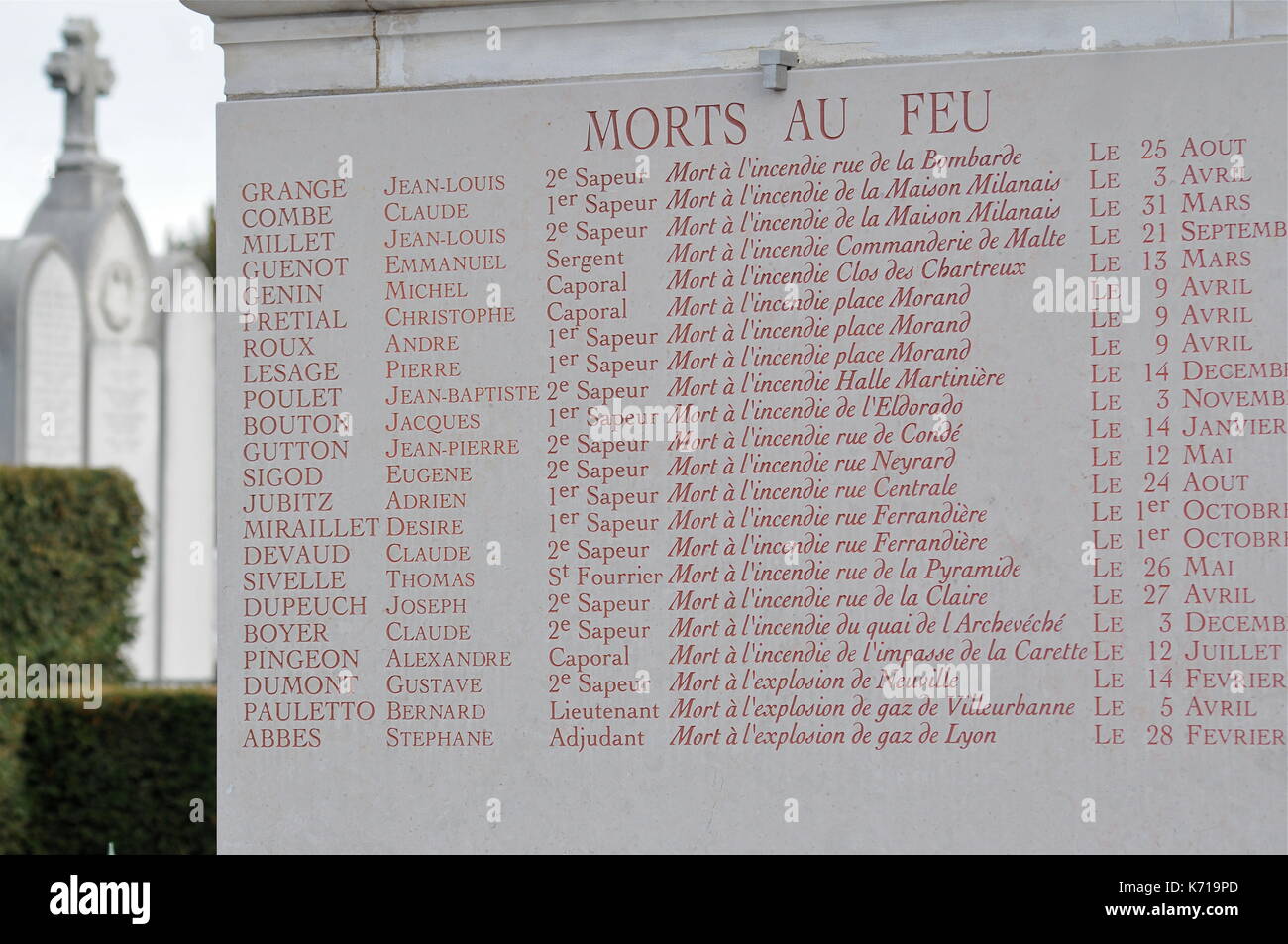 Firemen pay homage to the victims of Feyzin petrol refinery disaster ...