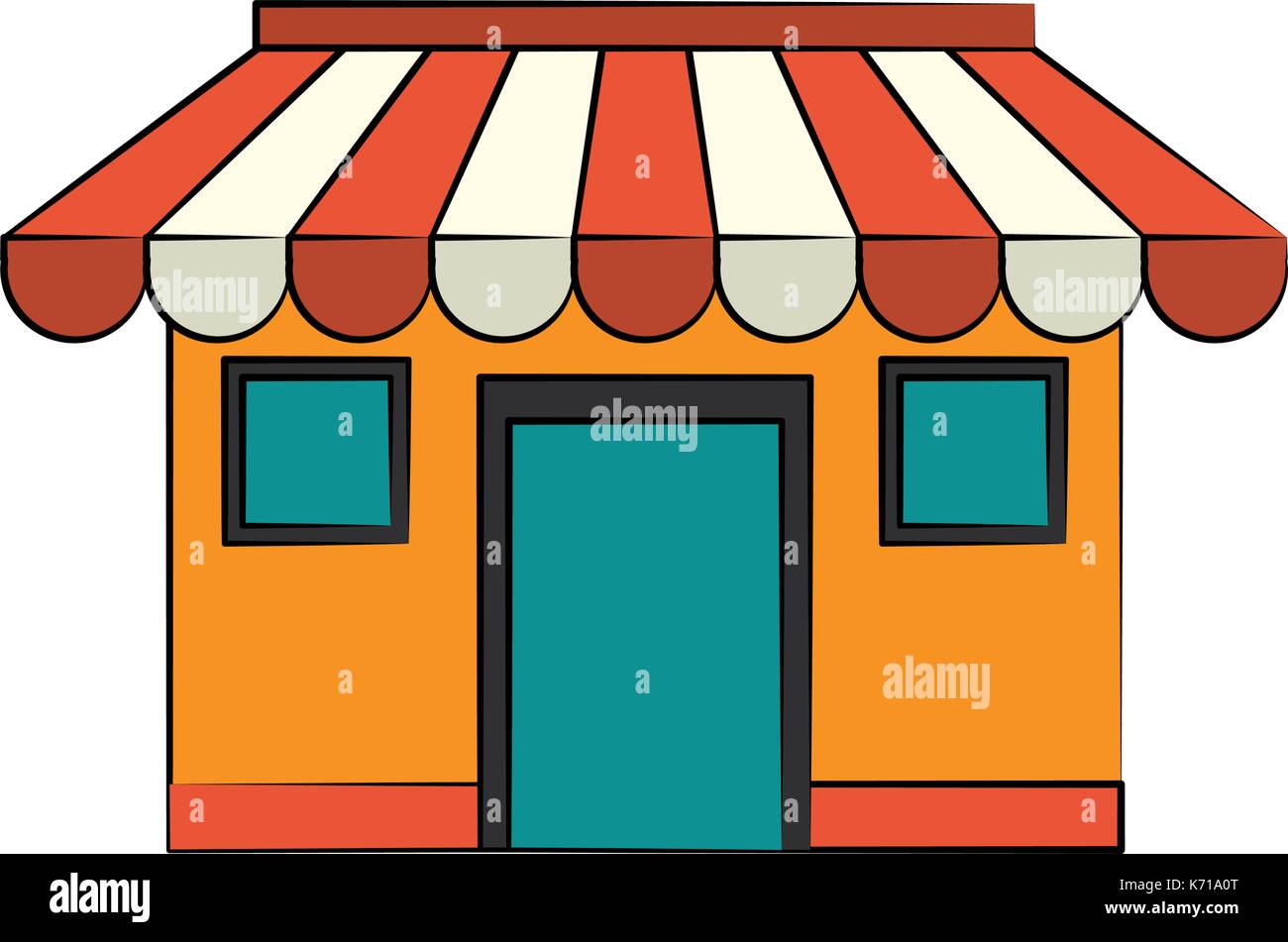 Variety shop exterior Stock Vector Images - Alamy