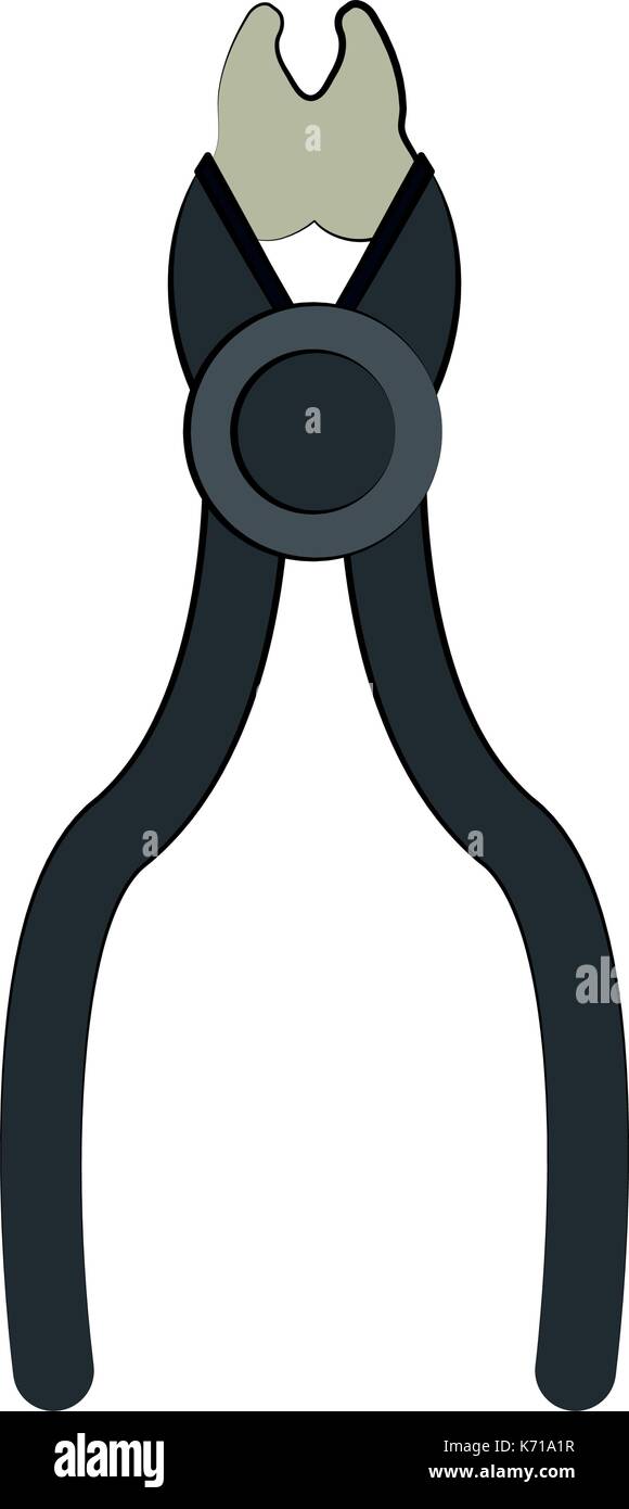 Tooth forceps Stock Vector Images - Alamy