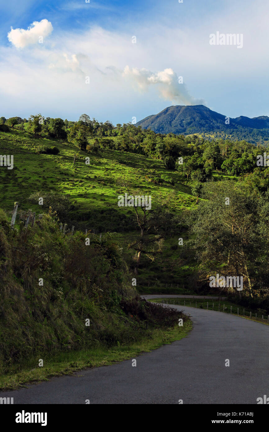 Turrialba active volcano Costa Rica Stock Photo - Alamy