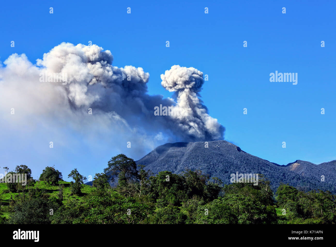 Turrialba active volcano Costa Rica Stock Photo - Alamy