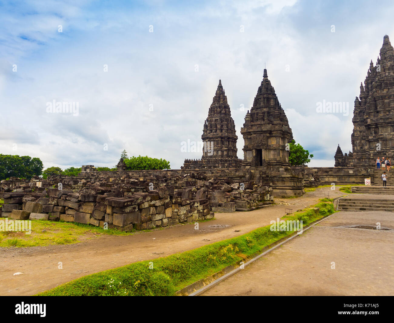 Prambanan temple near Yogyakarta on Java island Indonesia - travel and ...