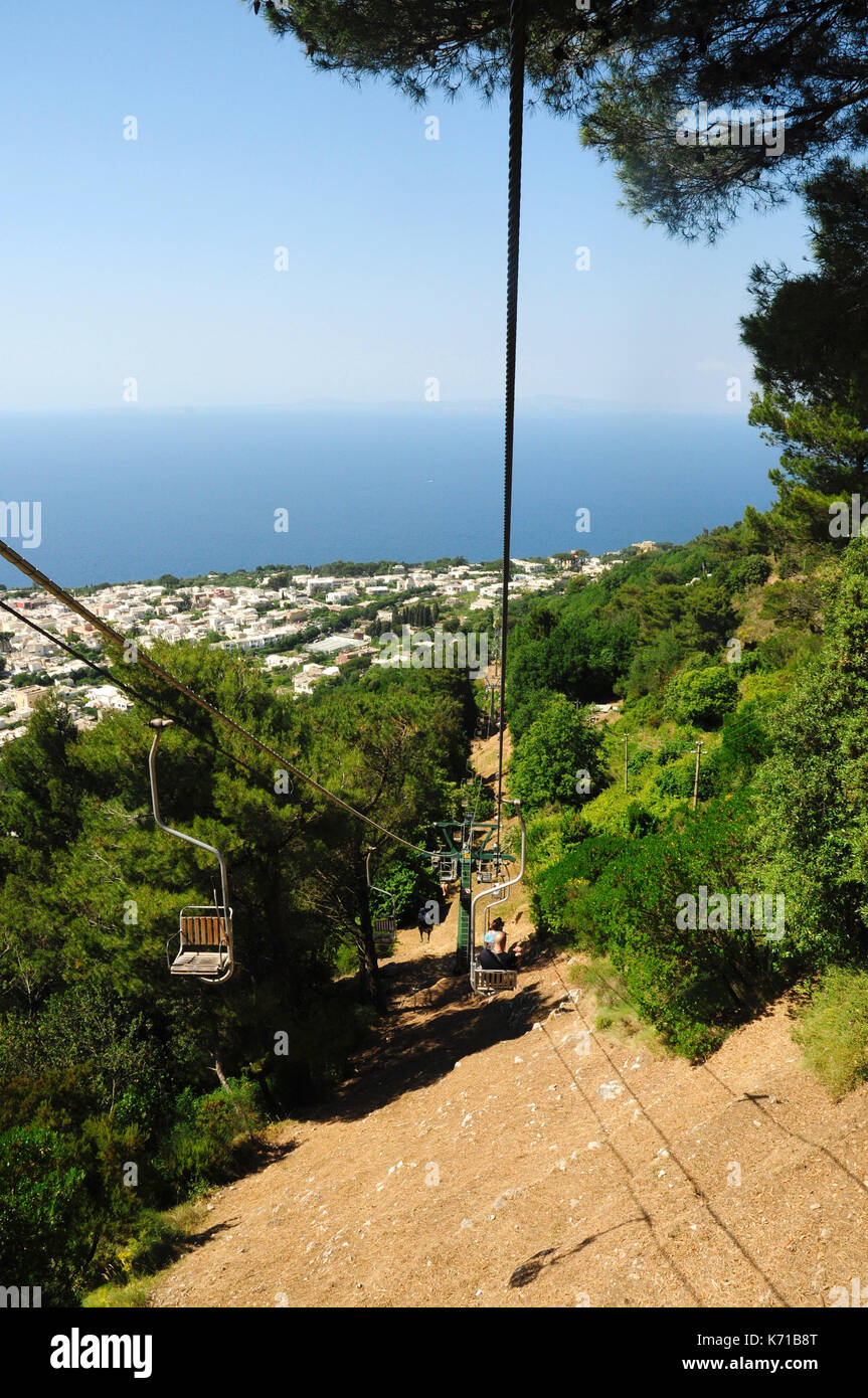Chair lift monte solaro hi-res stock photography and images - Alamy