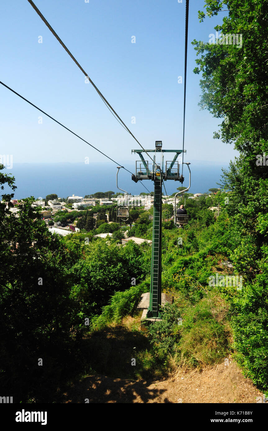 Chair lift monte solaro hi-res stock photography and images - Alamy