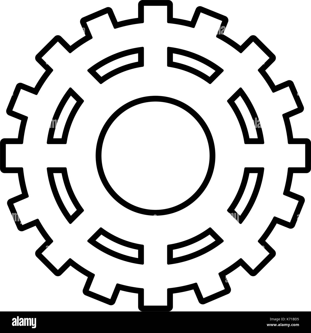single gear icon image Stock Vector Image & Art - Alamy
