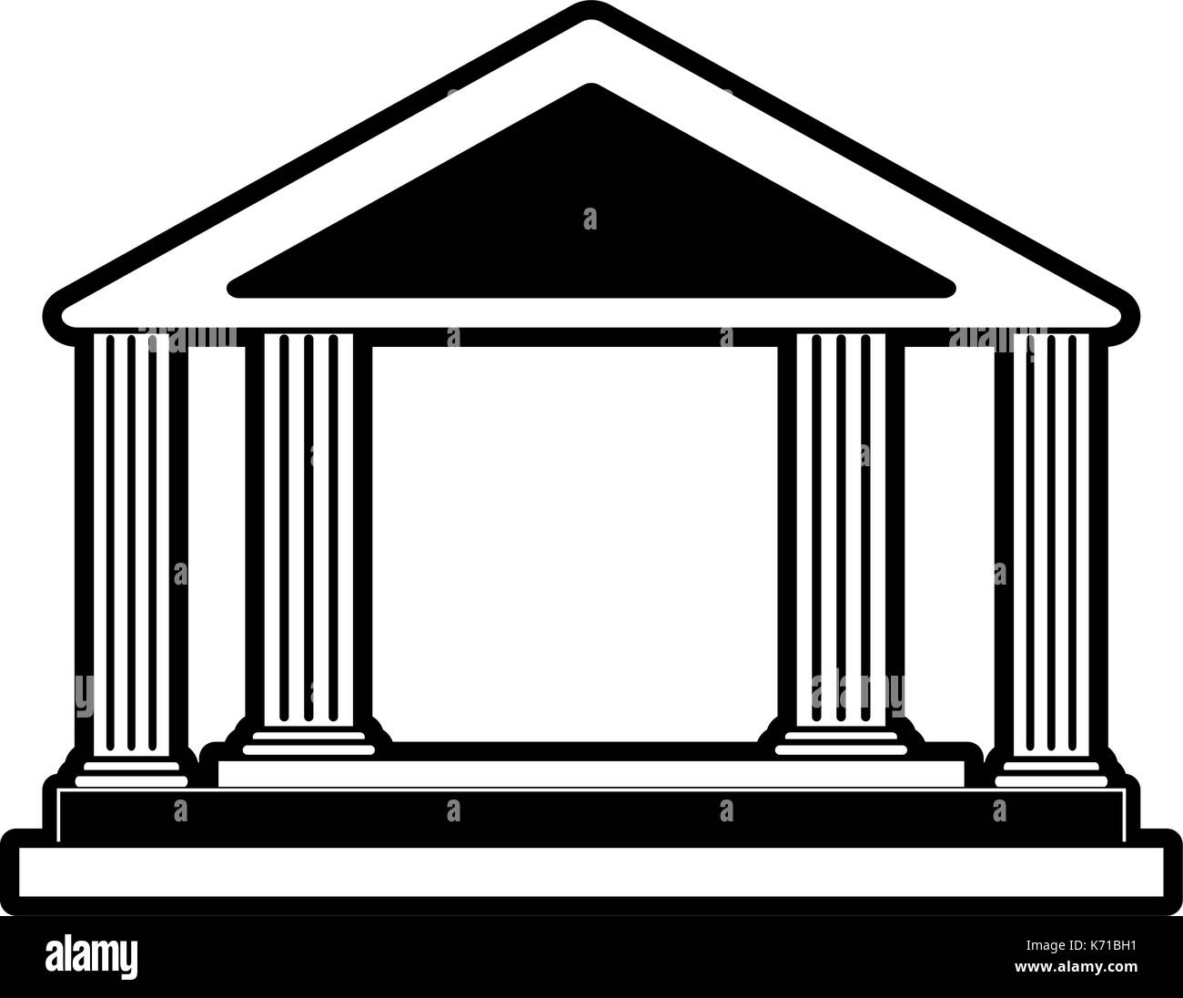 ancient greek building icon image Stock Vector Image & Art - Alamy