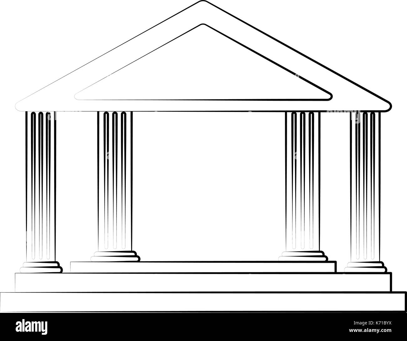 ancient greek building icon image Stock Vector Image & Art - Alamy