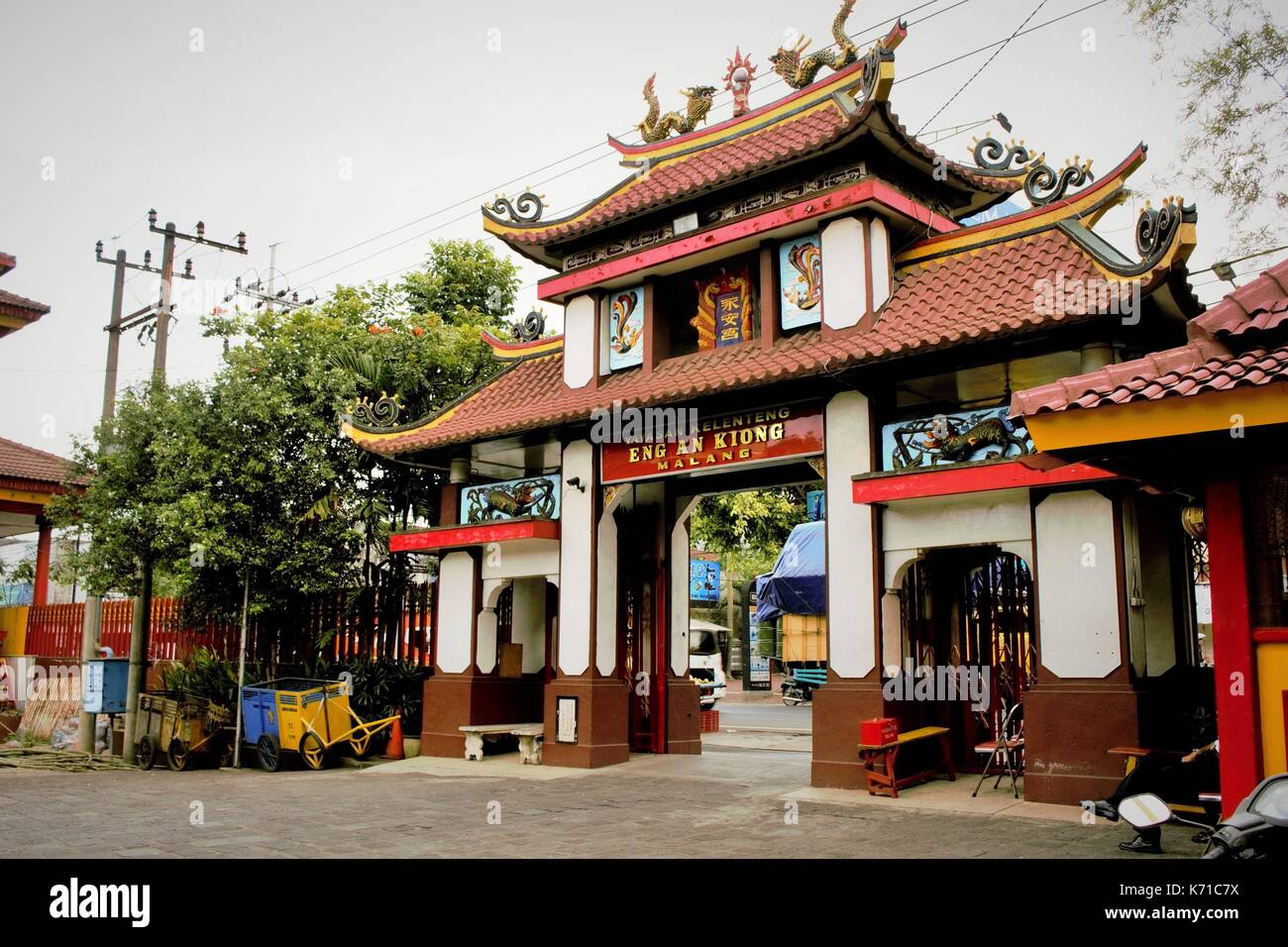 Eng an kiong temple in Malang Indonesia Stock Photo - Alamy