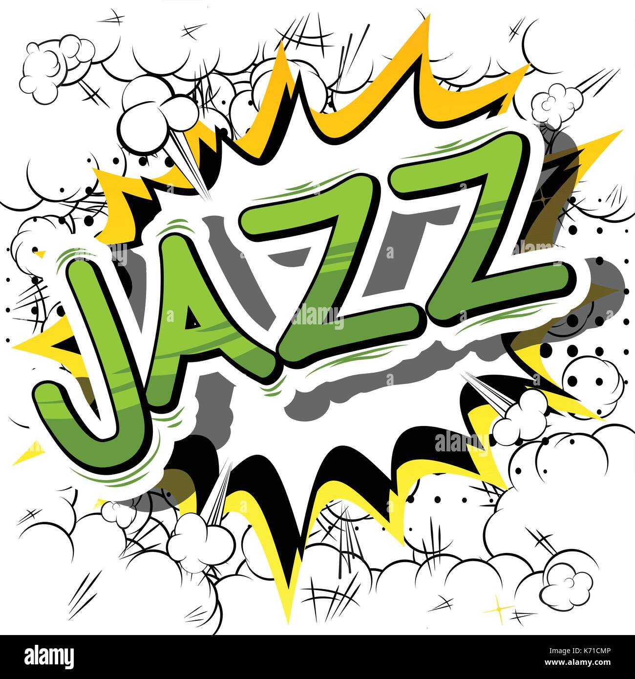 Jazz - Comic book word on abstract background Stock Vector Image & Art ...