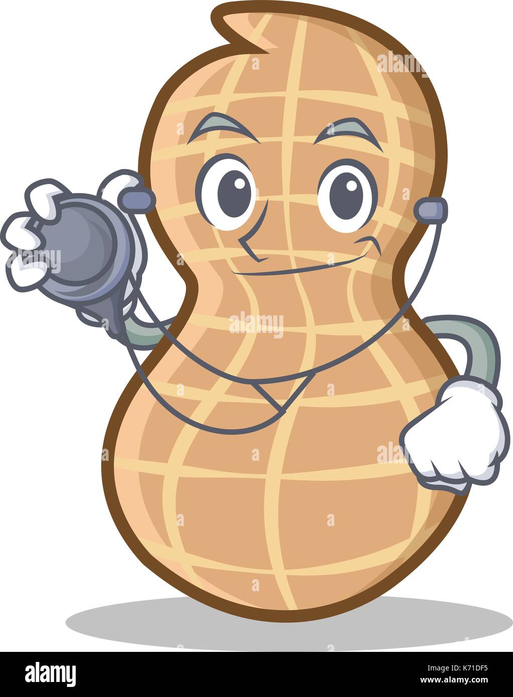 Doctor peanut character cartoon style Stock Vector Image & Art - Alamy