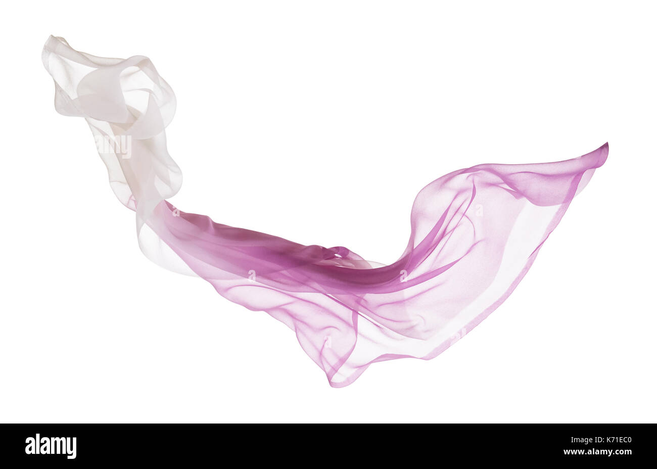 soft chiffon flying with curve and wave pattern Stock Photo - Alamy